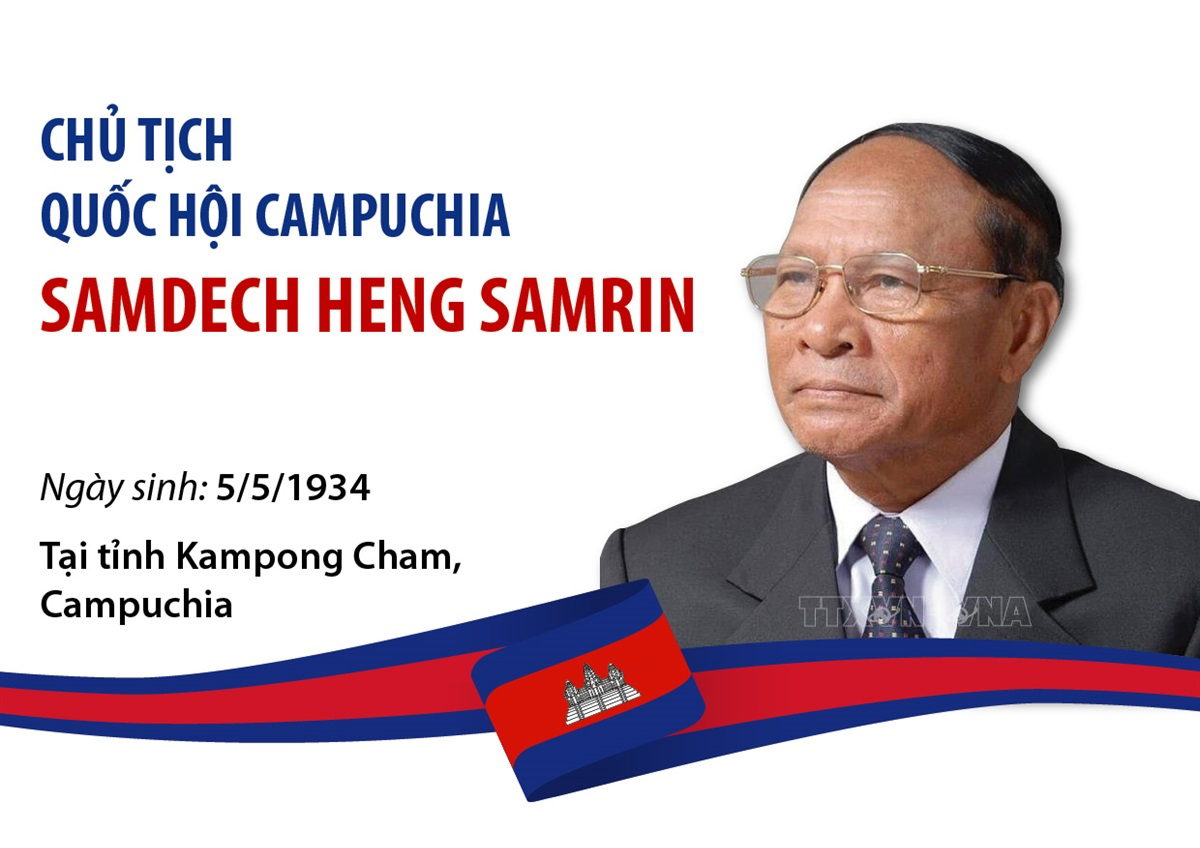Chủ tịch Quốc hội Campuchia Samdech Heng Samrin | baotintuc.vn