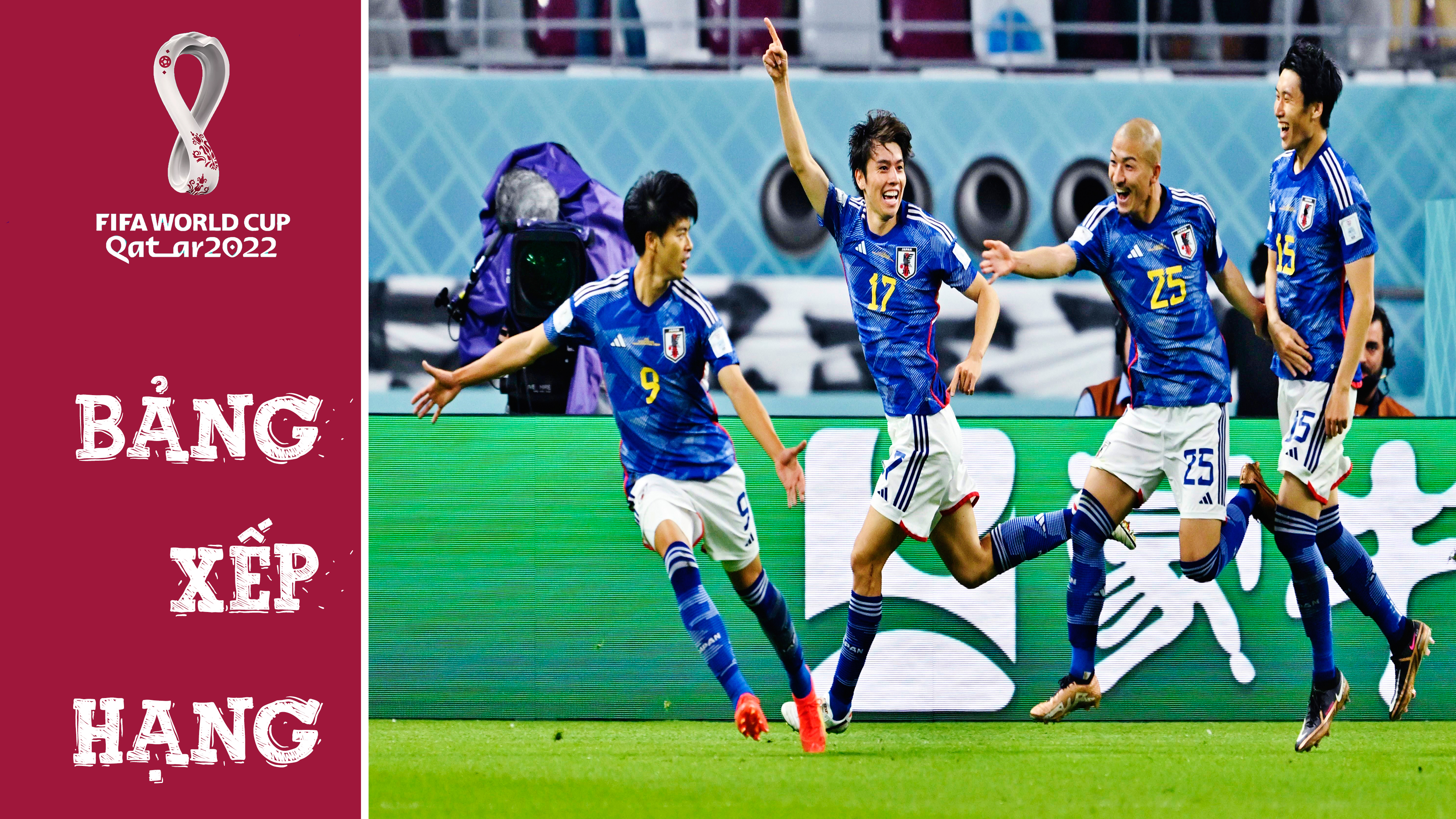 Bảng xếp hạng World Cup 2022 ngày 2/12 | baotintuc.vn