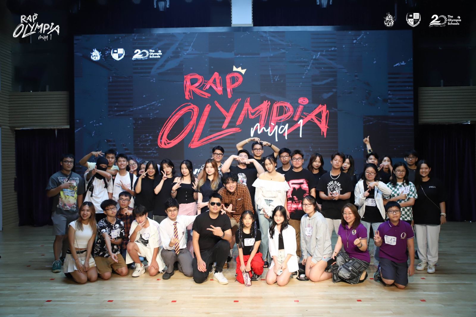 Sôi động cuộc thi âm nhạc dành cho học sinh phổ thông Rap Olympia mùa 1 ...
