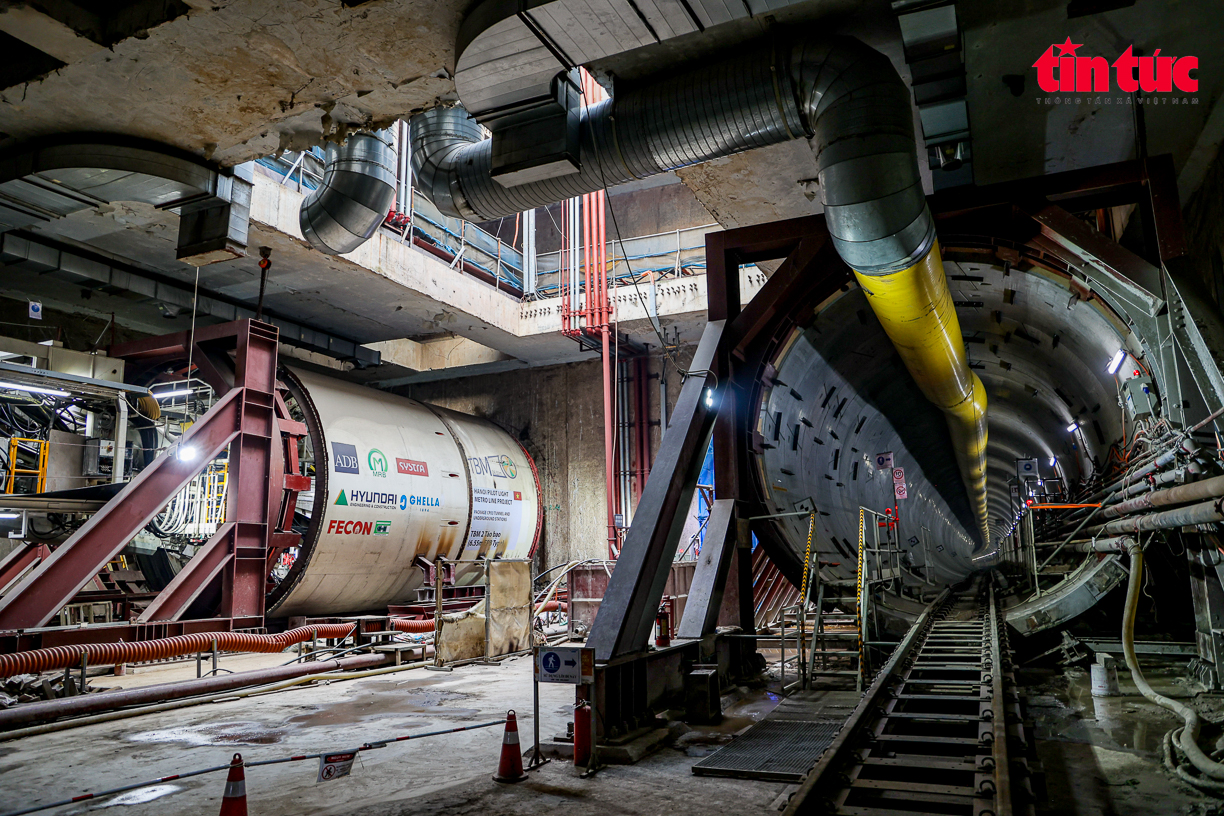Khám phá bên trong robot TBM khoan hầm Metro Nhổn được 631 mét ...