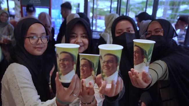 Giới trẻ GenZ Indonesia mang văn hoá Kpop quảng bá ứng viên tổng thống ...