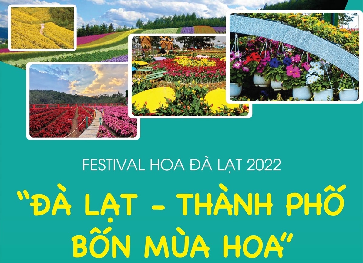 Festival Hoa Đà Lạt 2022: 'Đà Lạt - Thành phố bốn mùa hoa' | baotintuc.vn